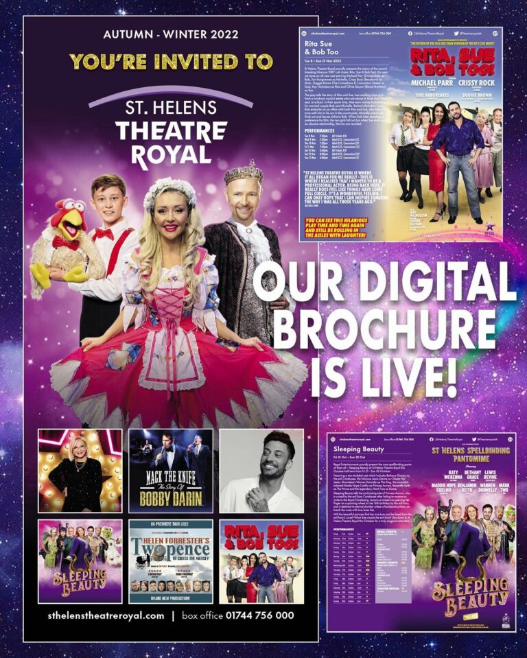 Theatre Royal launch our Autumn - Winter season! - St Helens Theatre Royal
